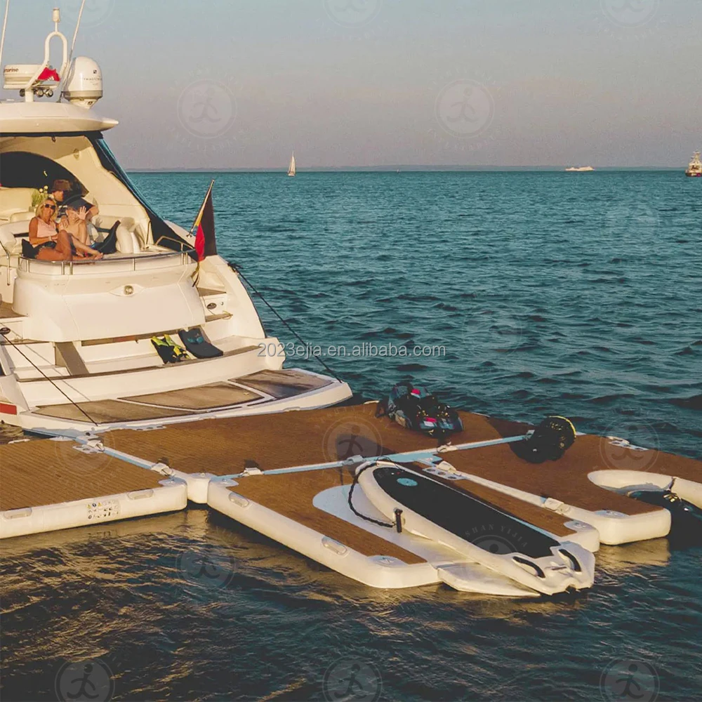 Inflatable Yacht Dock Platform Docking Pontoons Platform Jetski ...