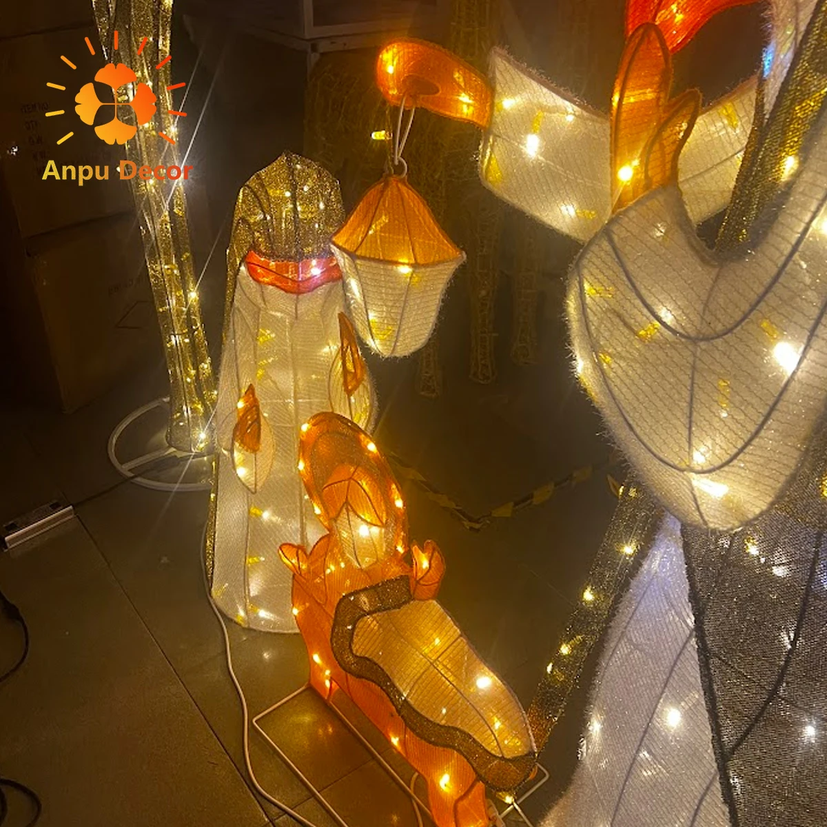 Large Simulated Golden Banyan Tree for Shopping Malls Hotels Christmas ...