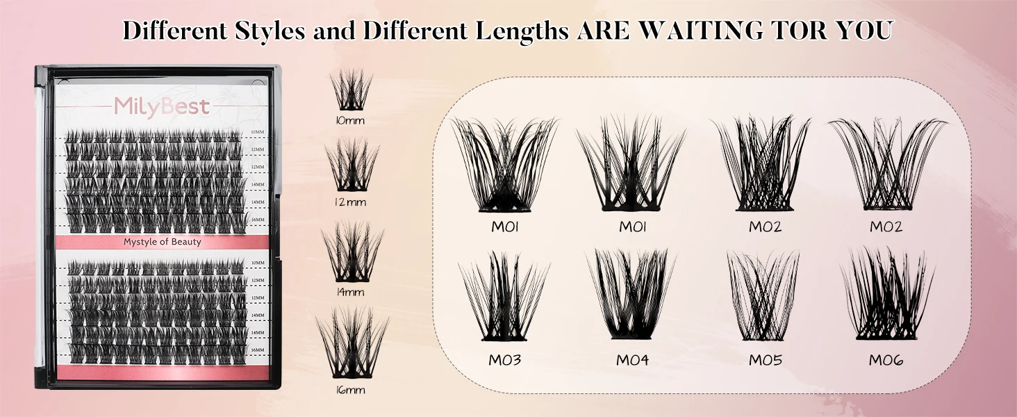 Cluster Lashes Fluffy Mink Diy Lash Cluster Kit 3d Segmented Reusable ...