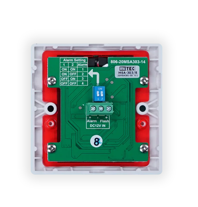 Mitec Fire Emergency Light Warning Light Led Flash Lamp With Siren ...