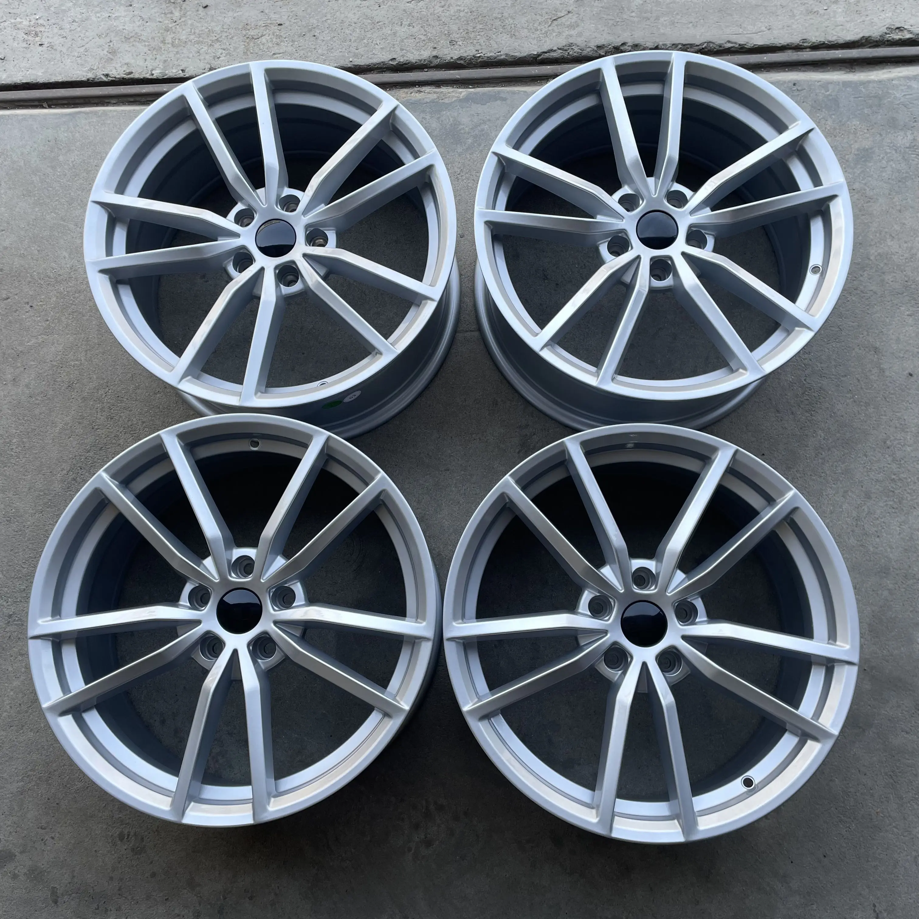 17 18 19 Inch Golf 5X112 Wheels - Black Silver MK5 MK6 MK7 MK8 GTI