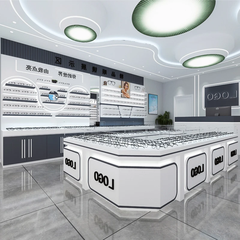 Optical Shop Furniture Watch Showcase Display Eyeglasses Storage Cabinet Eyewear Wall Shelf ...