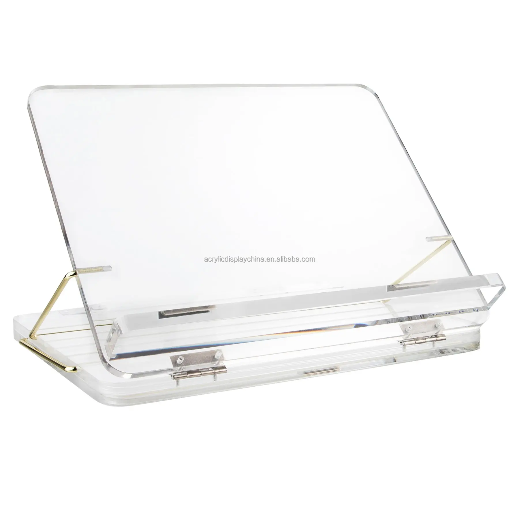 Acrylic Jewish Metalucite Foldable Shtender - Durable & Versatile
