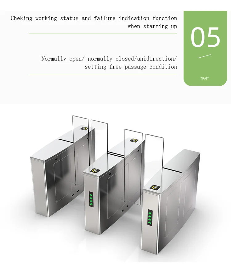 Office Sliding Gate Rfid Access Control Qr Code Full Height Sliding ...