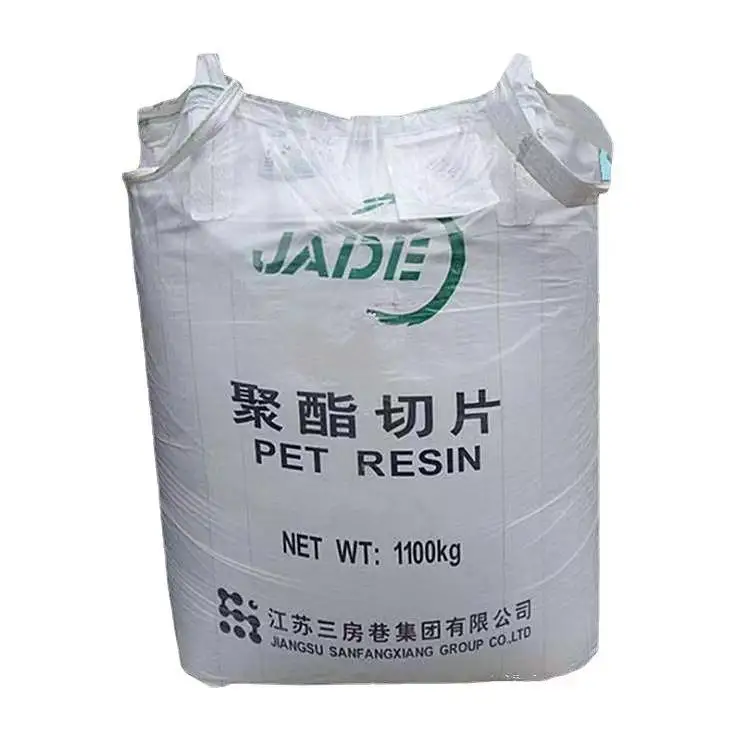Polyethylene Terephthalate Plastic Granules Raw Material Resin / Fiber ...