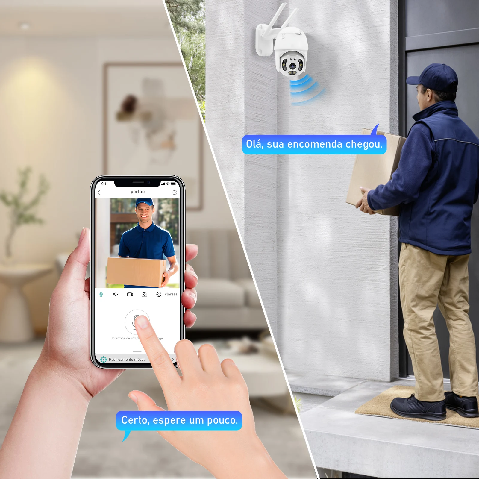 Wireless Cctv Camera Outdoor Hd 1080p Ptz Ip Camera Wifi 360 Network ...