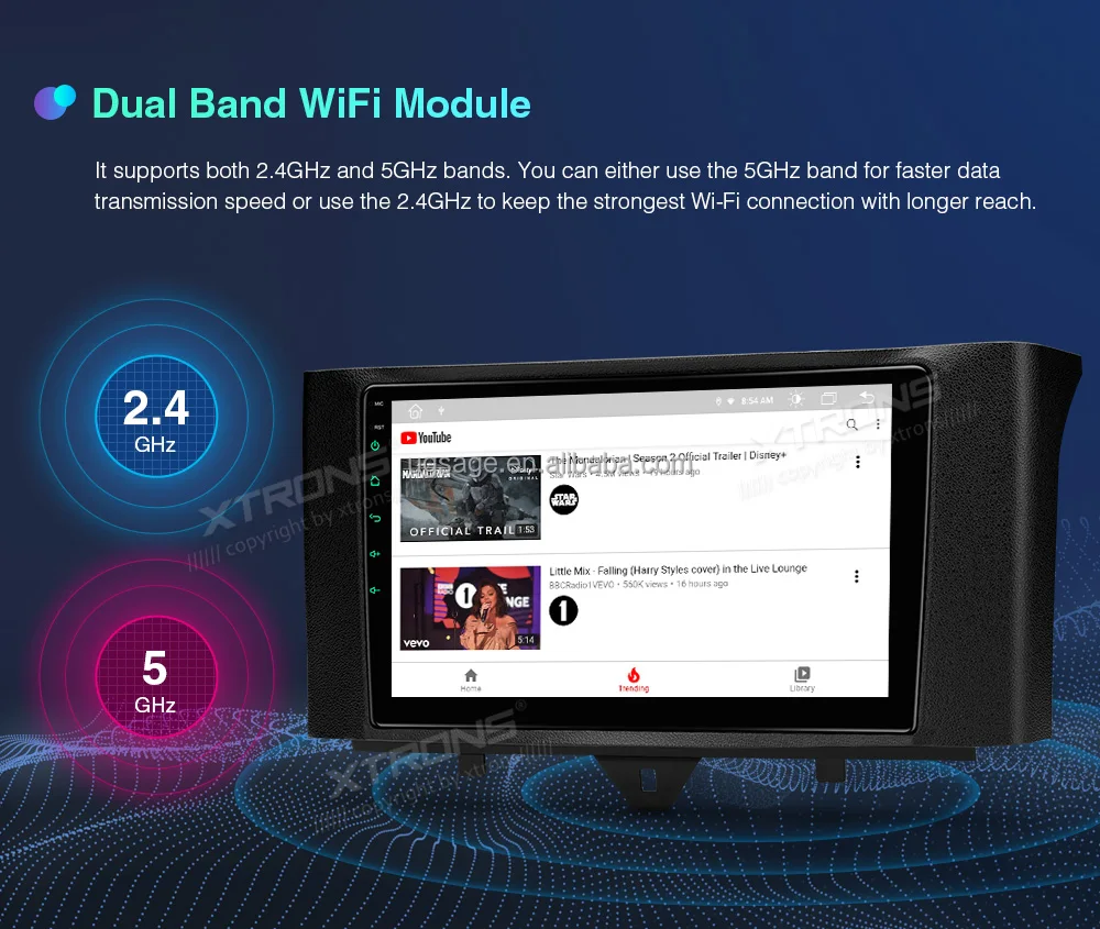 Xtrons 9" Android 11 Car Radio Stereo For Benz Smart Fortwo 2011-2014 ...