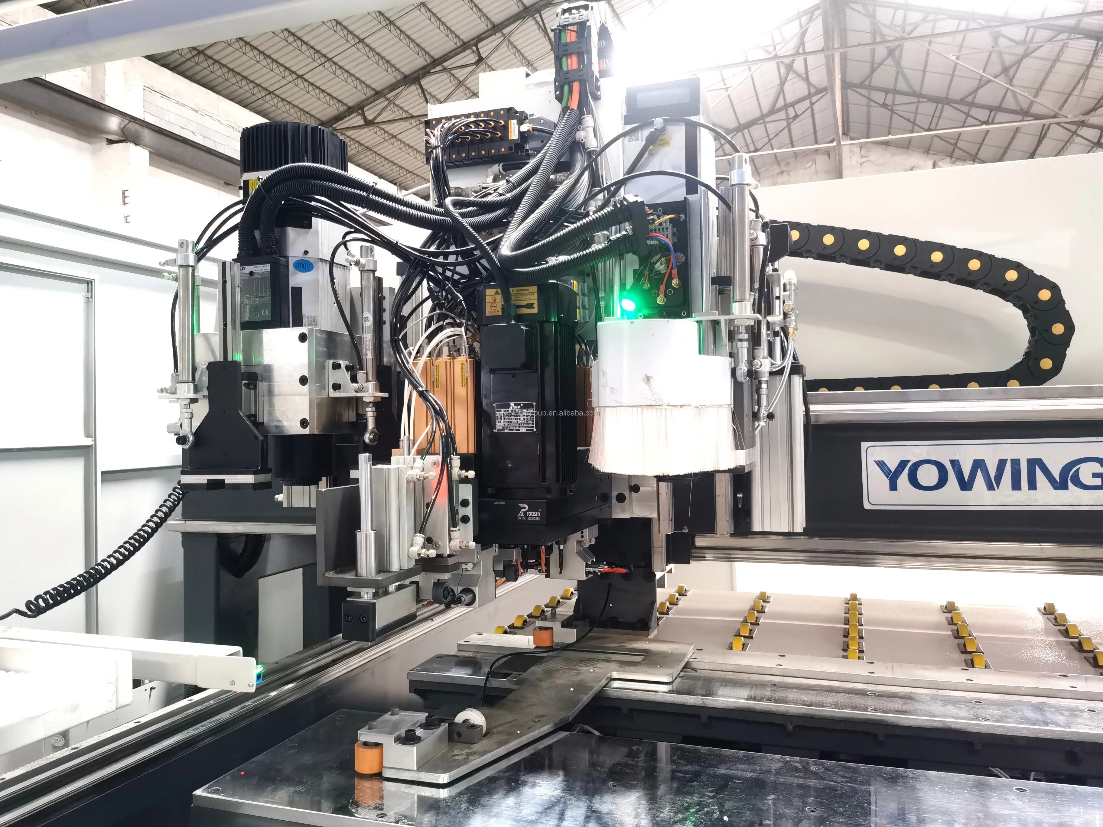 CNC 6 Sided Boring Tech Machine with C Axis Cross Spindle