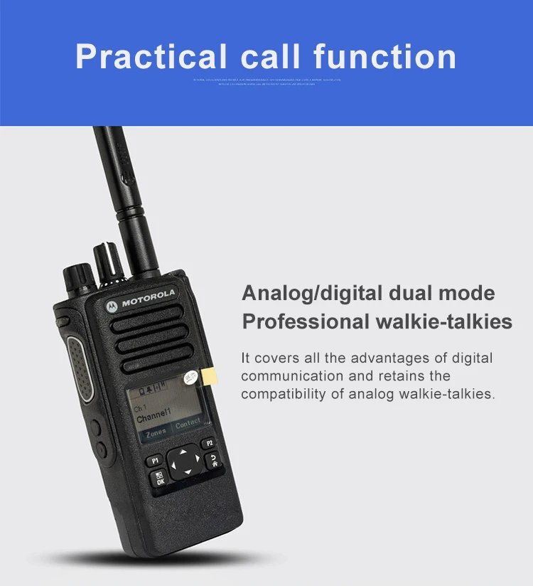 Motorola original DMR radio DP4601 IP68 waterproof Two Way Radio DP4600 ...