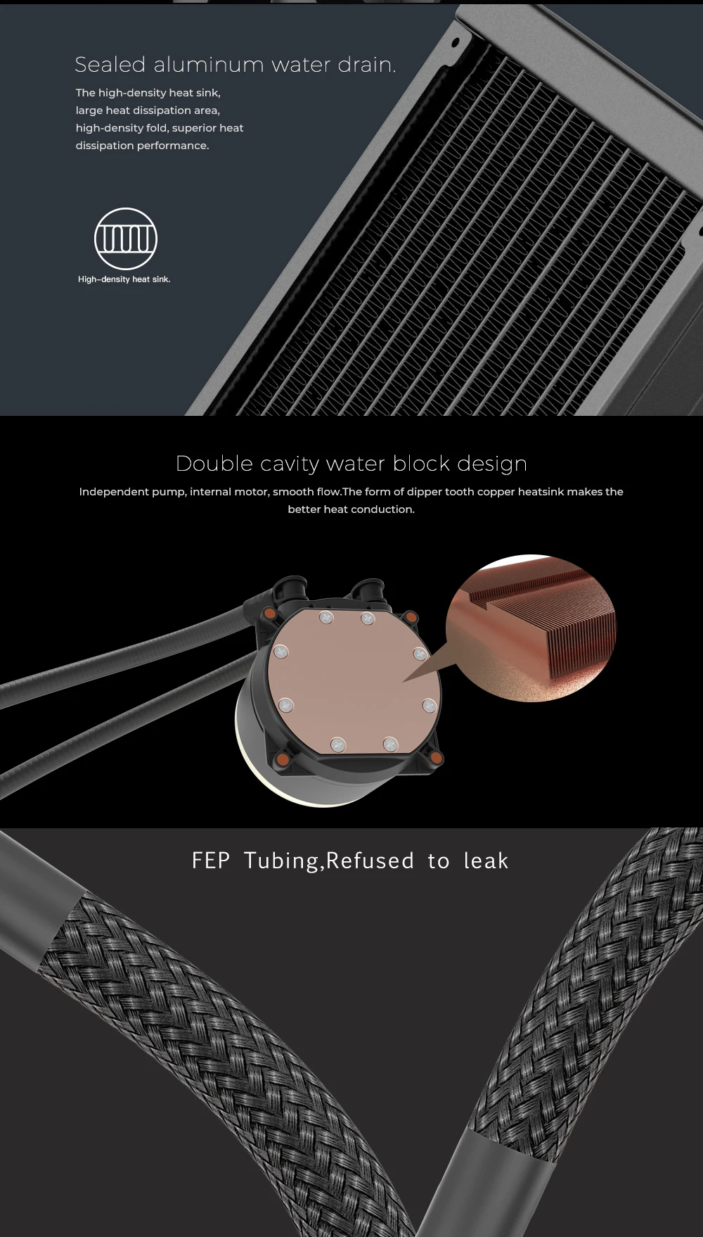 240/360 Argb All-in-one Liquid Cpu Cooler Computer Water Cooling Kit ...