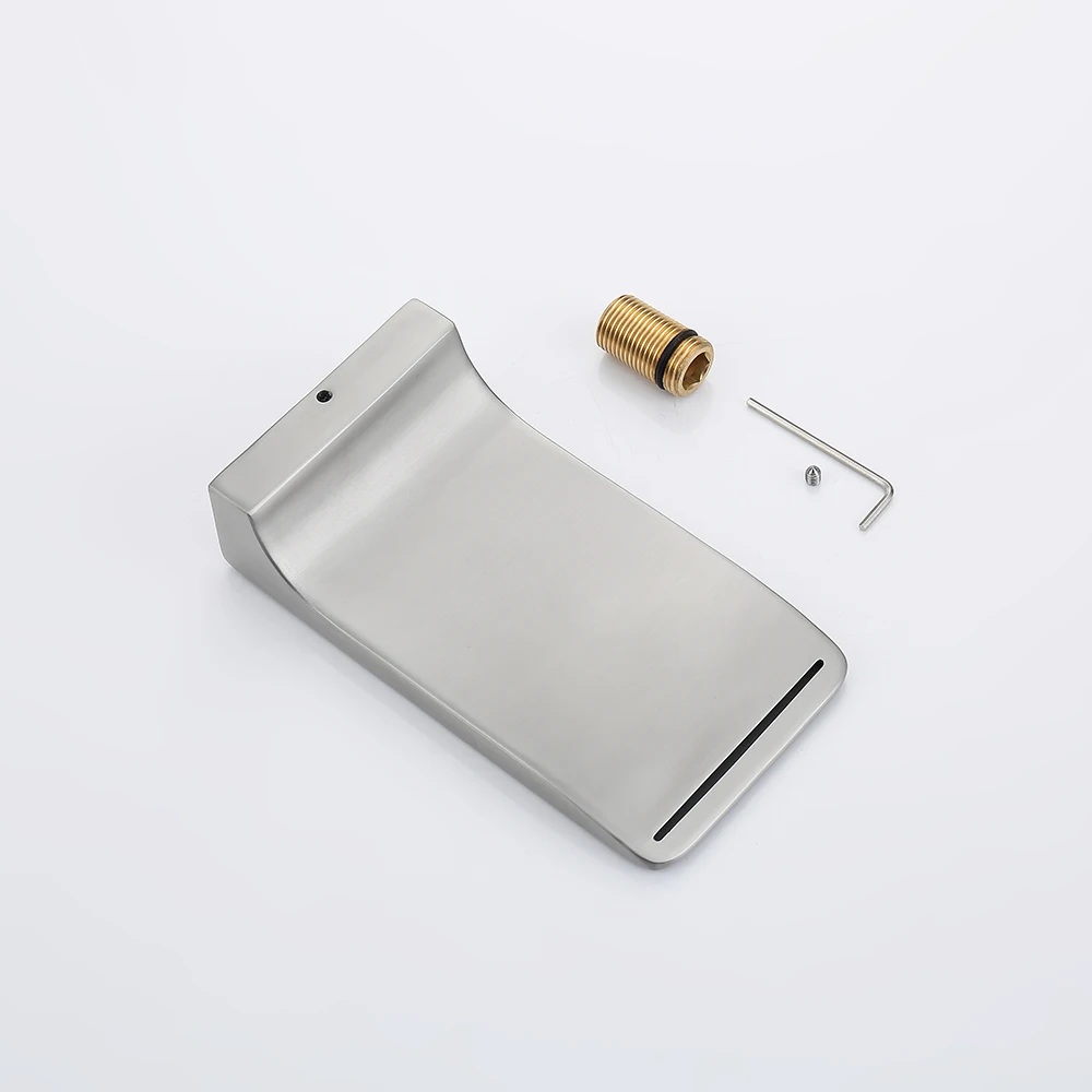 Sink Sus304 Stainless Steel Downstream Waterfall Outlet Brushed Nickel ...