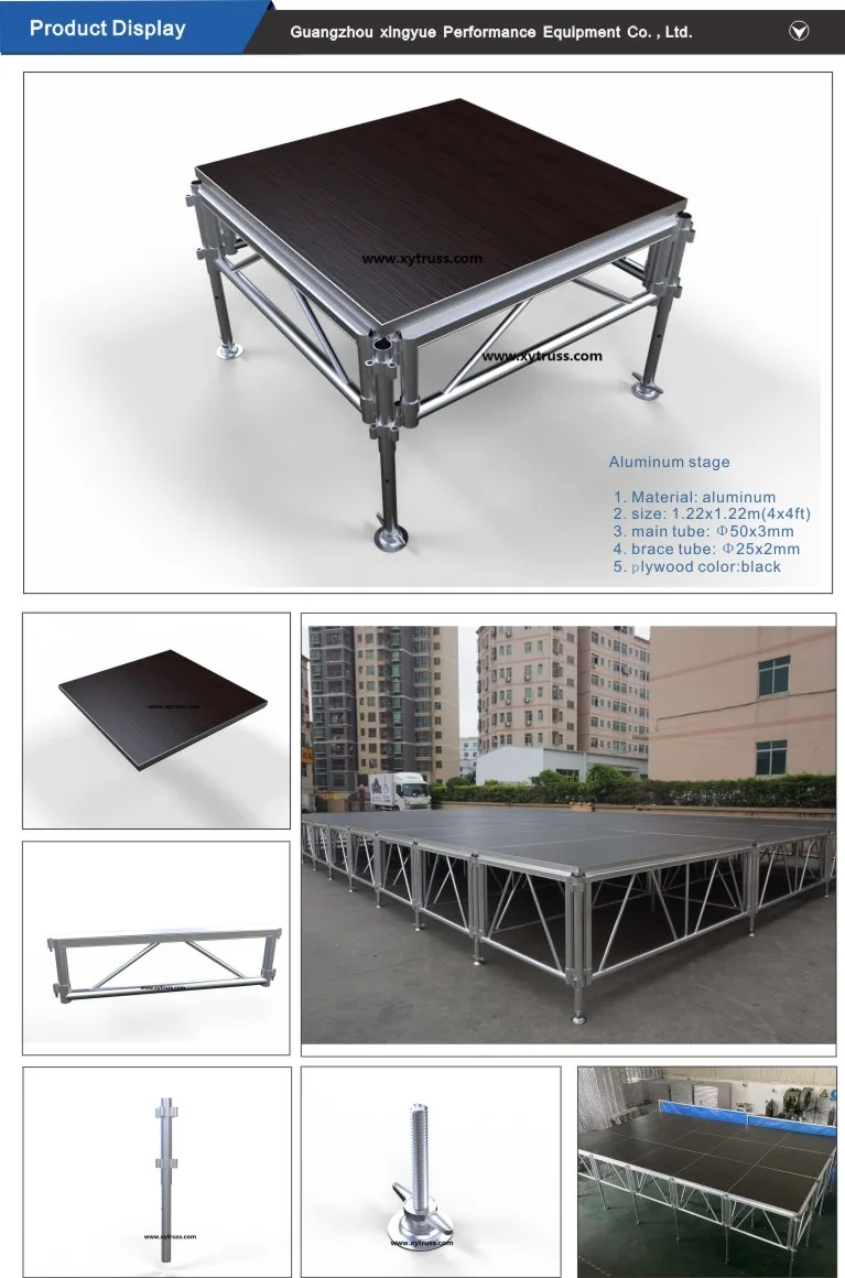 Outdoor Aluminum Stage - Durable and Adjustable for Events