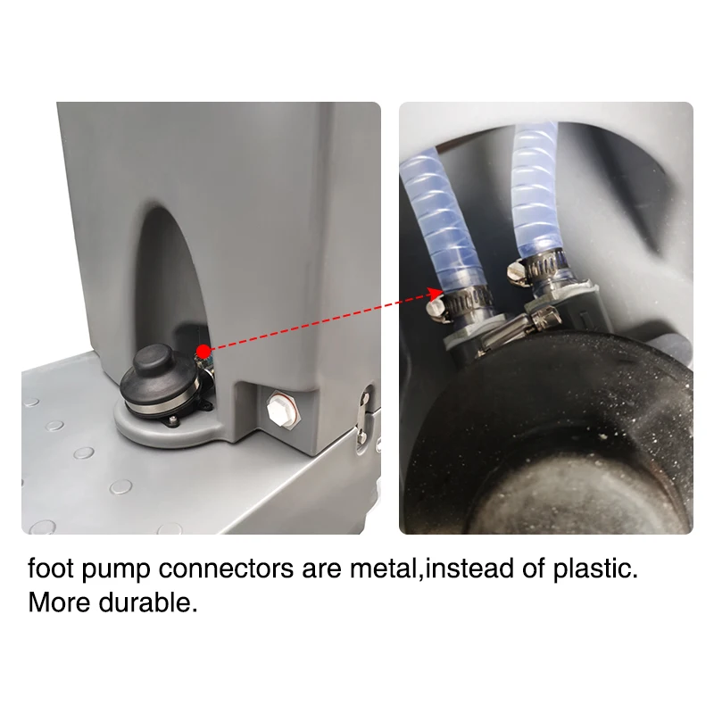 Toppla Hdpe Outdoor Portable Foot Pedal Hand Wash Sink Portable Hand ...