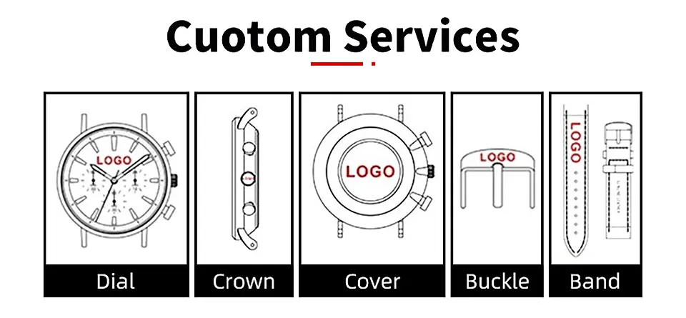 Reward VIP Top Brand Men Luxury Creative Rose Gold Watches