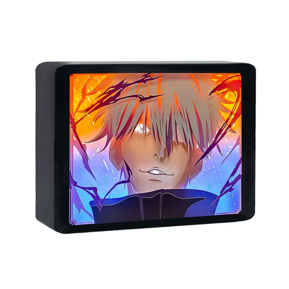 Jujutsu Kaisen Demon Slayer One Piece Anime Light Box Abs Frame Usb ...
