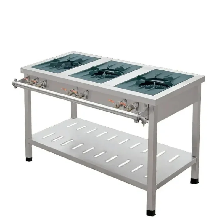 Commercial Wok Burner Gas Stove 3 Stand Burner Wok - Buy Portable Gas ...