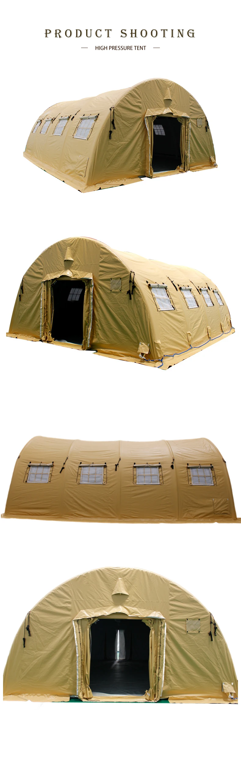 Double Layer Tent Quality Assurance Durable Fire Command Thickened ...