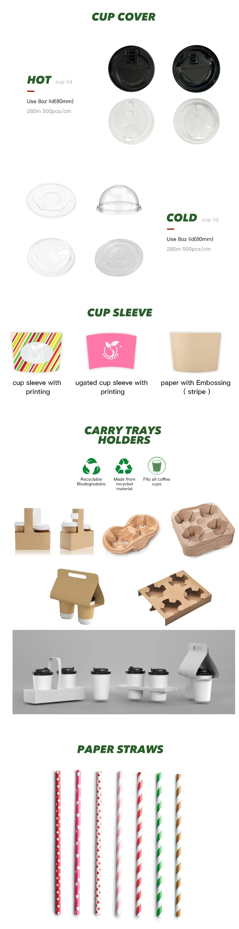 Drinking Straws Biodegradable Paper Straws For Sale Supplier Coffee ...