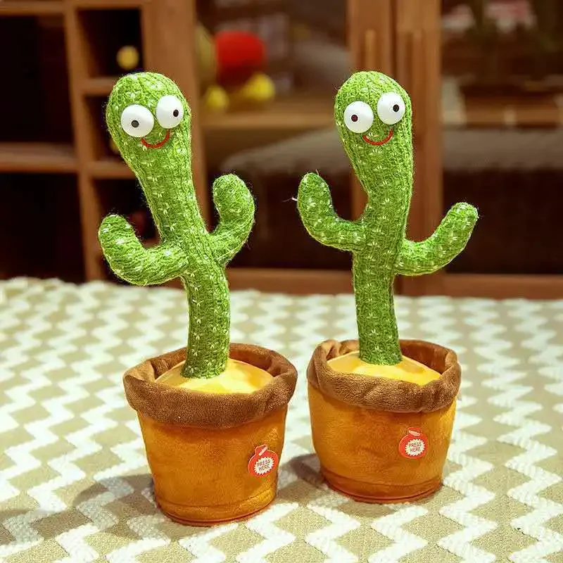 Wholesale Plush Electric Talking Cactus Dolls Dancing Cactus Bailarin ...