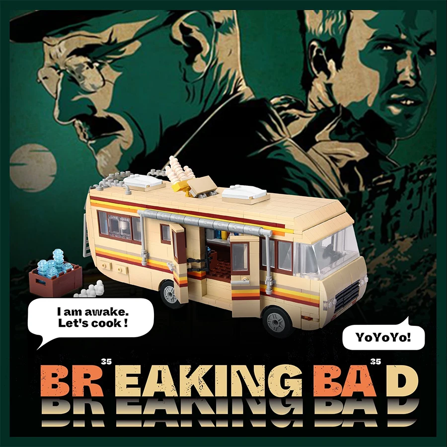 Sl Breaking Bad Rv Car Model Creative Movie Series House Vehicle ...