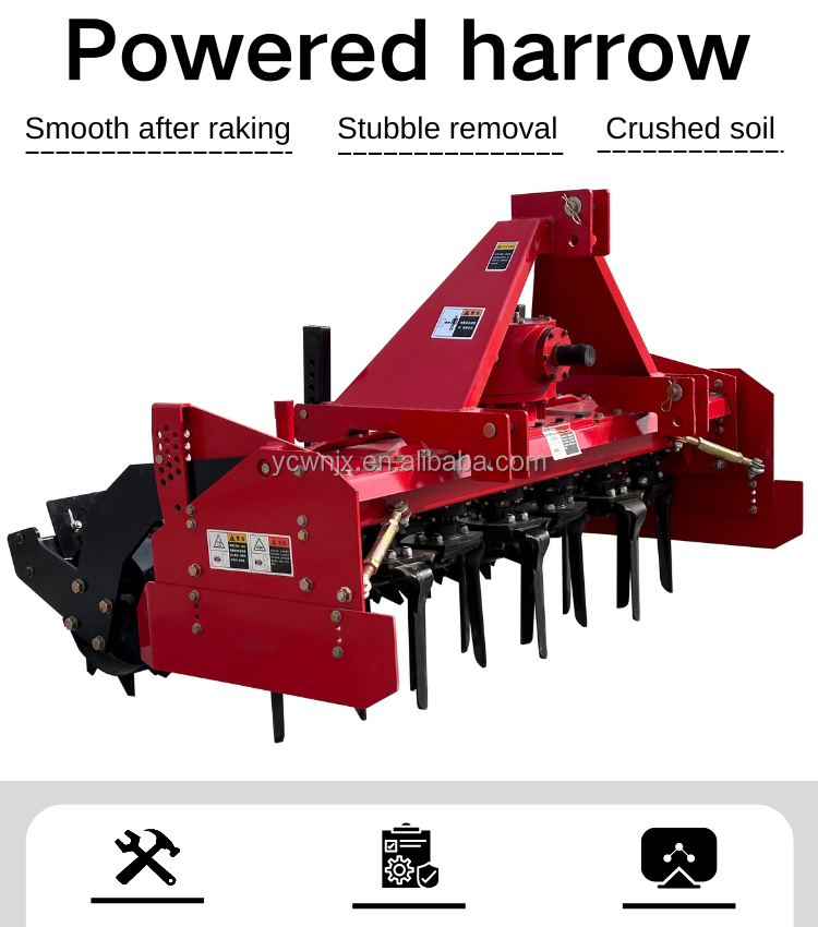 Mechanical Power Rake For Land Preparation Dry Land Rotary Tillage Rake ...