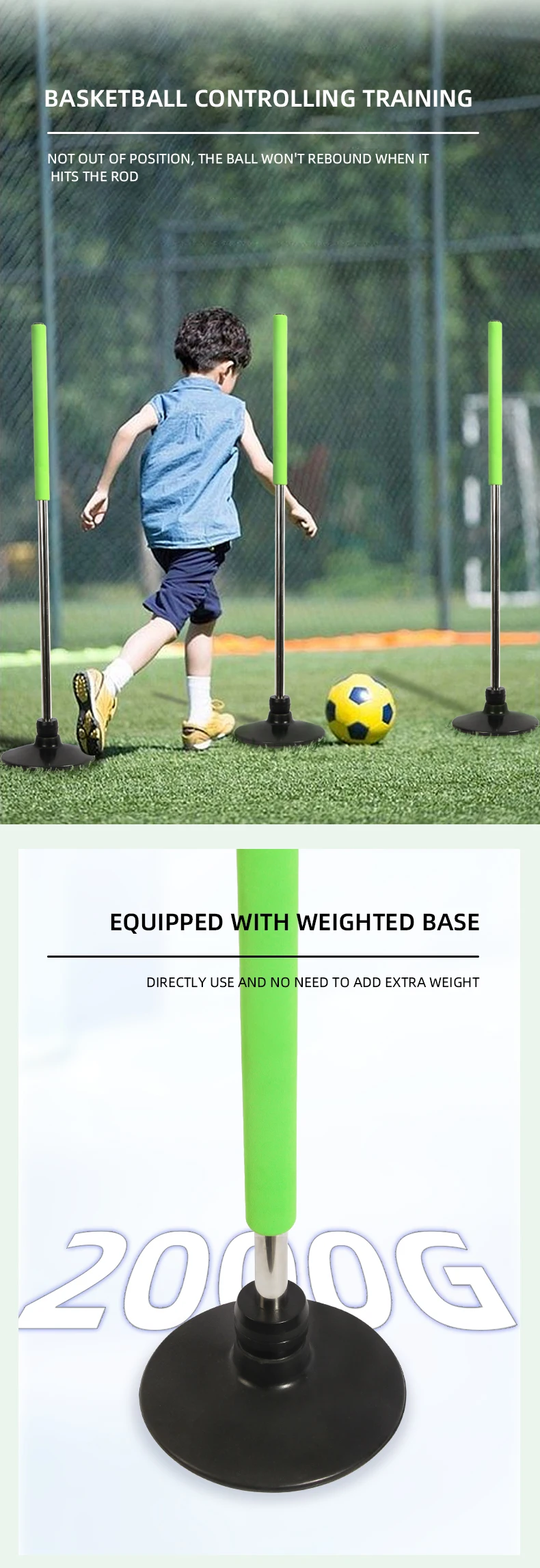 Basketball Agility Poles - Enhance Training Efficiency