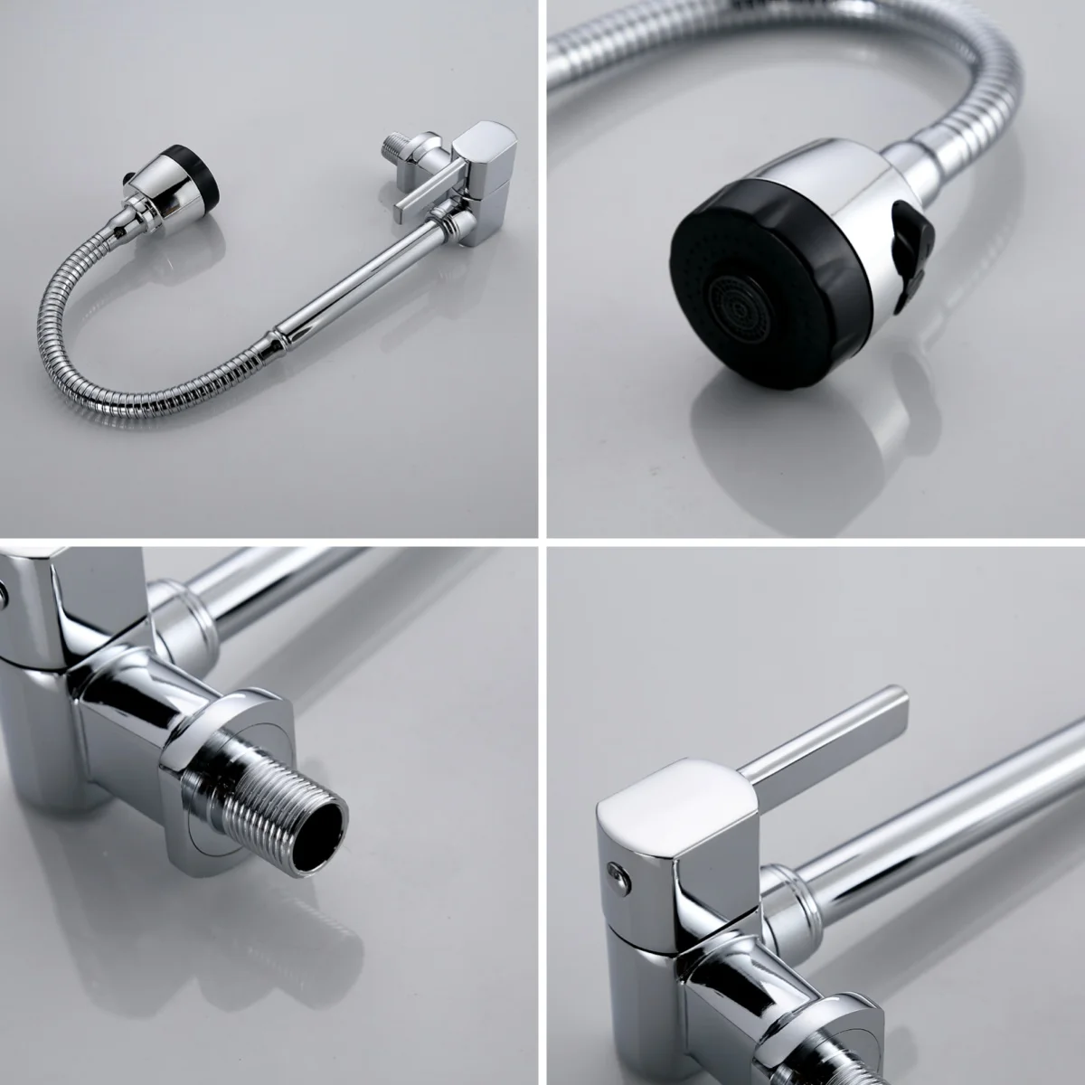 Factory Design Kitchen Taps Wall Mounted Zinc Body Single Single Handle ...