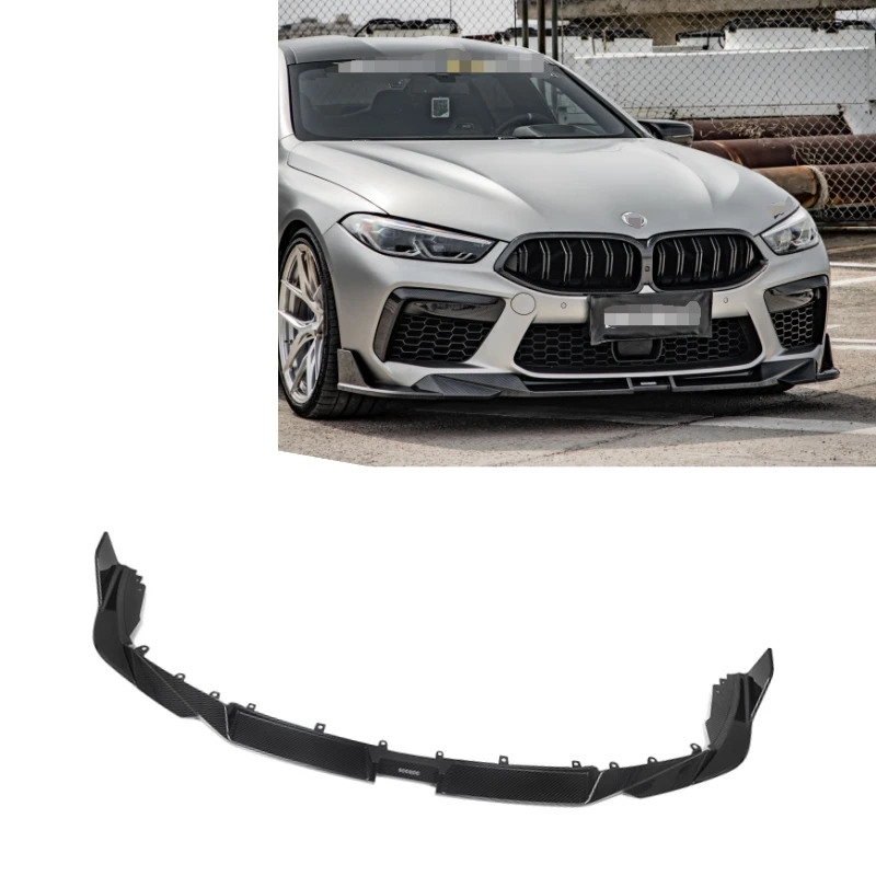 For M8 F91 F92 F93 2020-IN M8 Front Lip SQ style Dry Carbon Fiber Front ...