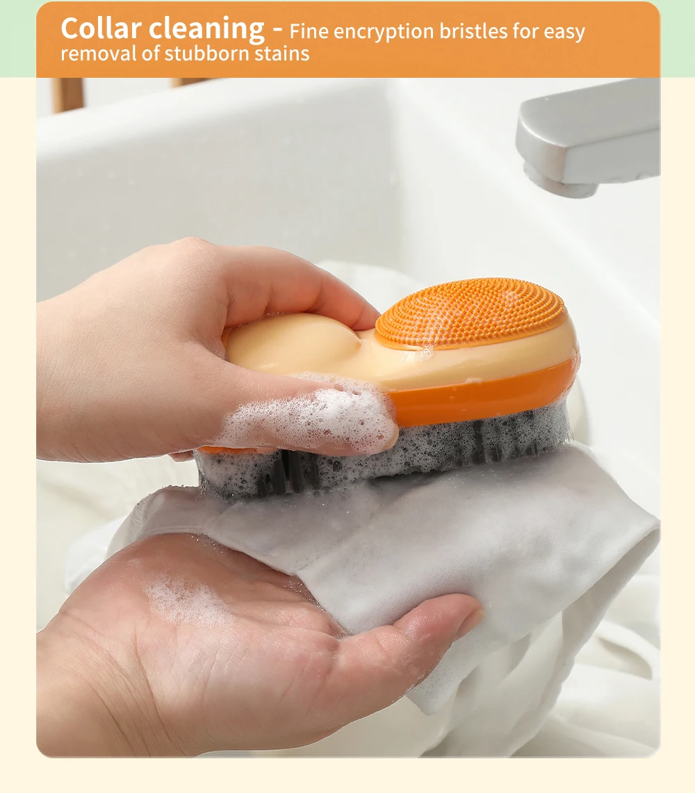Household Clothes Laundry Brush Soft Bristle Laundry Scrub Brush For ...