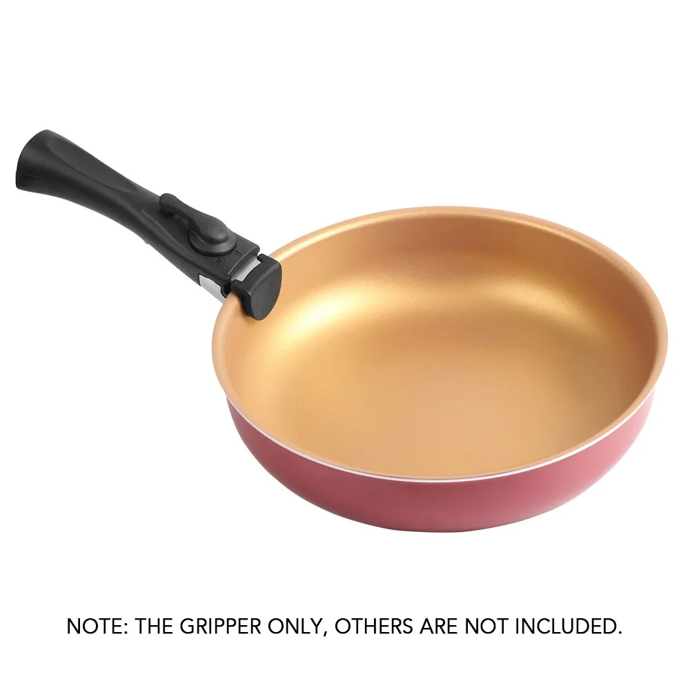 Anti-scald Pan Handler Removable Pan Clip Clamp Pot Lifter Holder Gripper Hot Dish Tableware ...