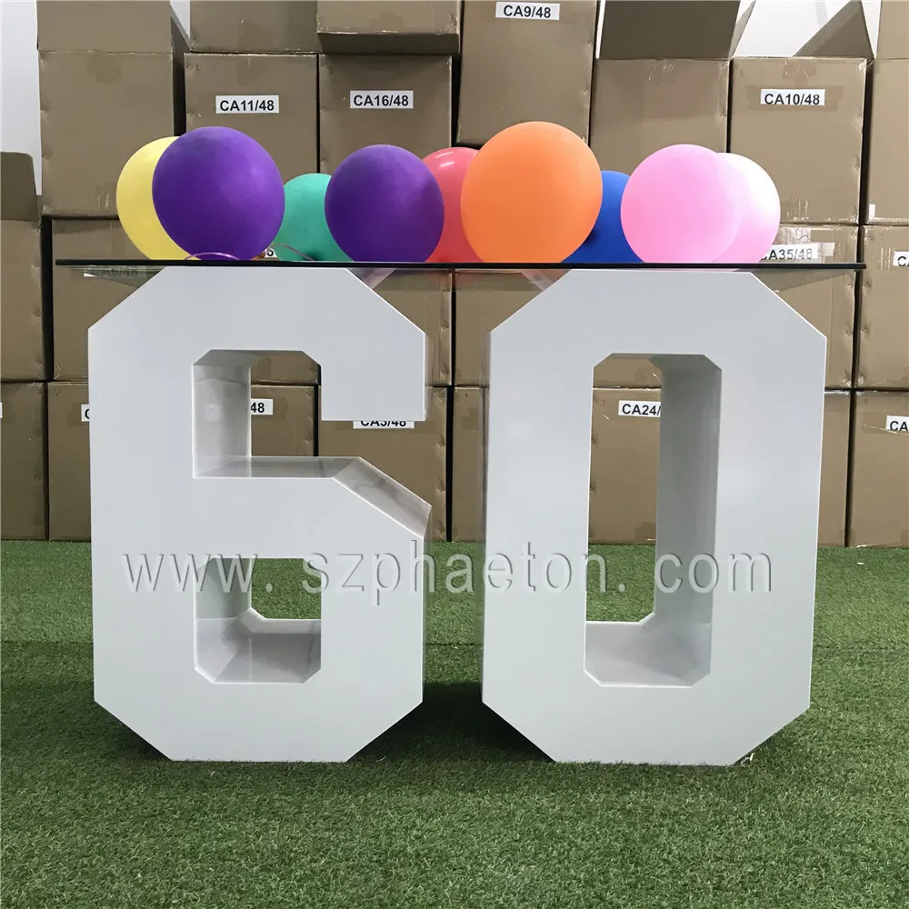 Decorative Letter Dining Table,Coffee Table,Dessert Table For Party ...