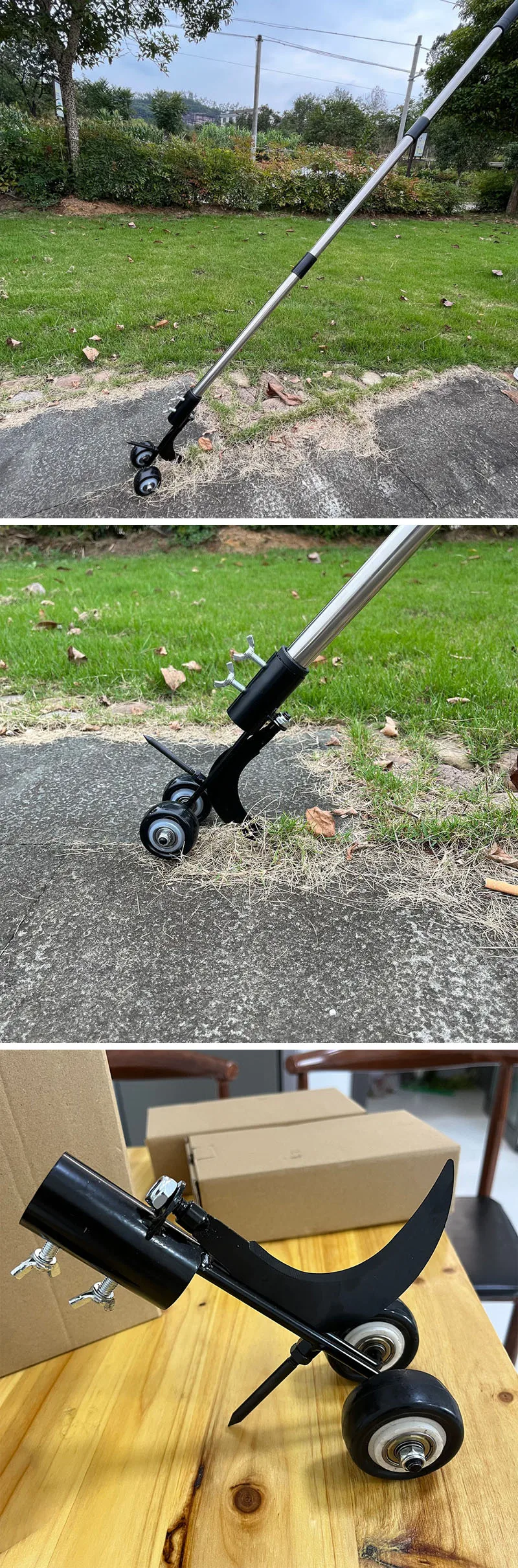 Garden Ground Gap Weeding Hook Roller Wheel Type Machine