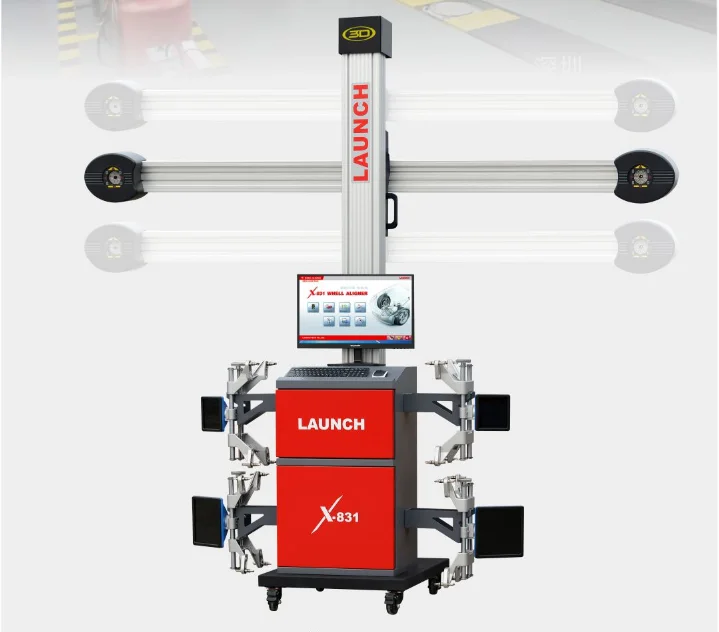 LAUNCH X-831S 3D Aligner Adaptive Tracking Mobile Intelligent Four ...
