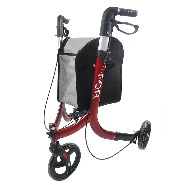 Three-wheeled Walkers Red Three-wheeled Walkers Fold Tightly - Buy One ...