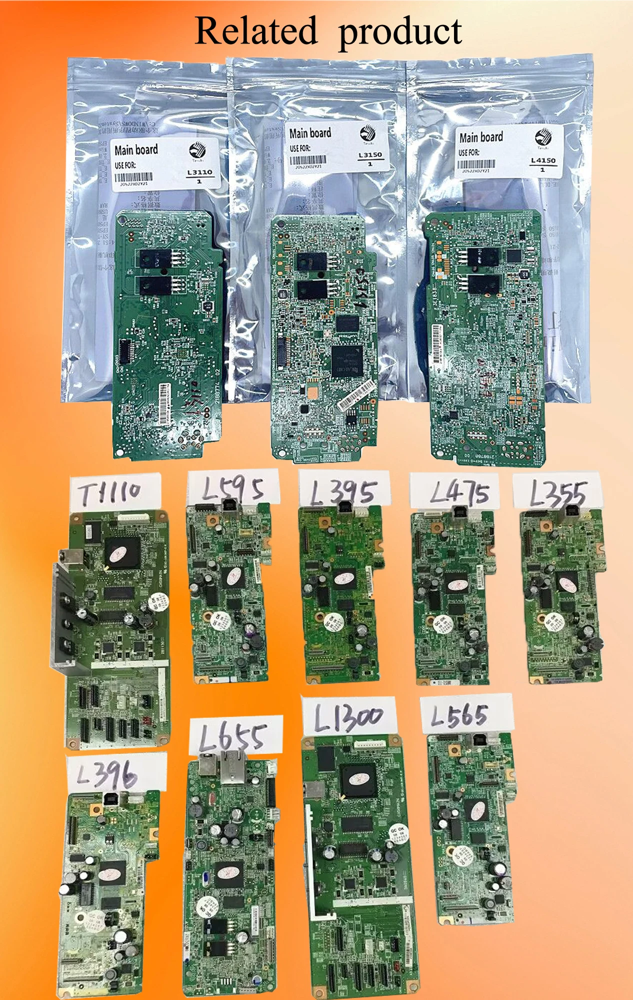 Original Used Mainboard L3251 Formatter Main Logic Board For Epson ...