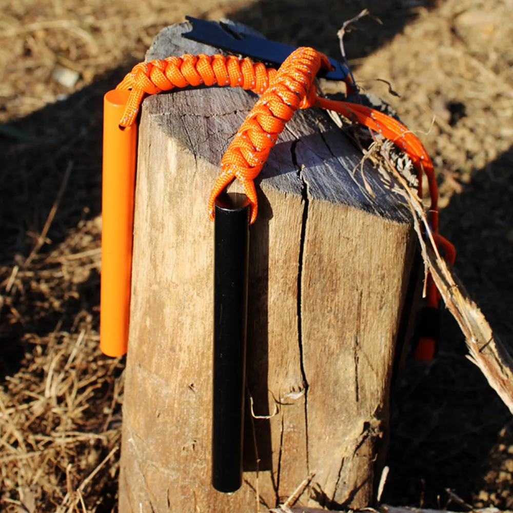 Large Essential Survival Kit Quick Fire Starter Flintstone Tool for ...