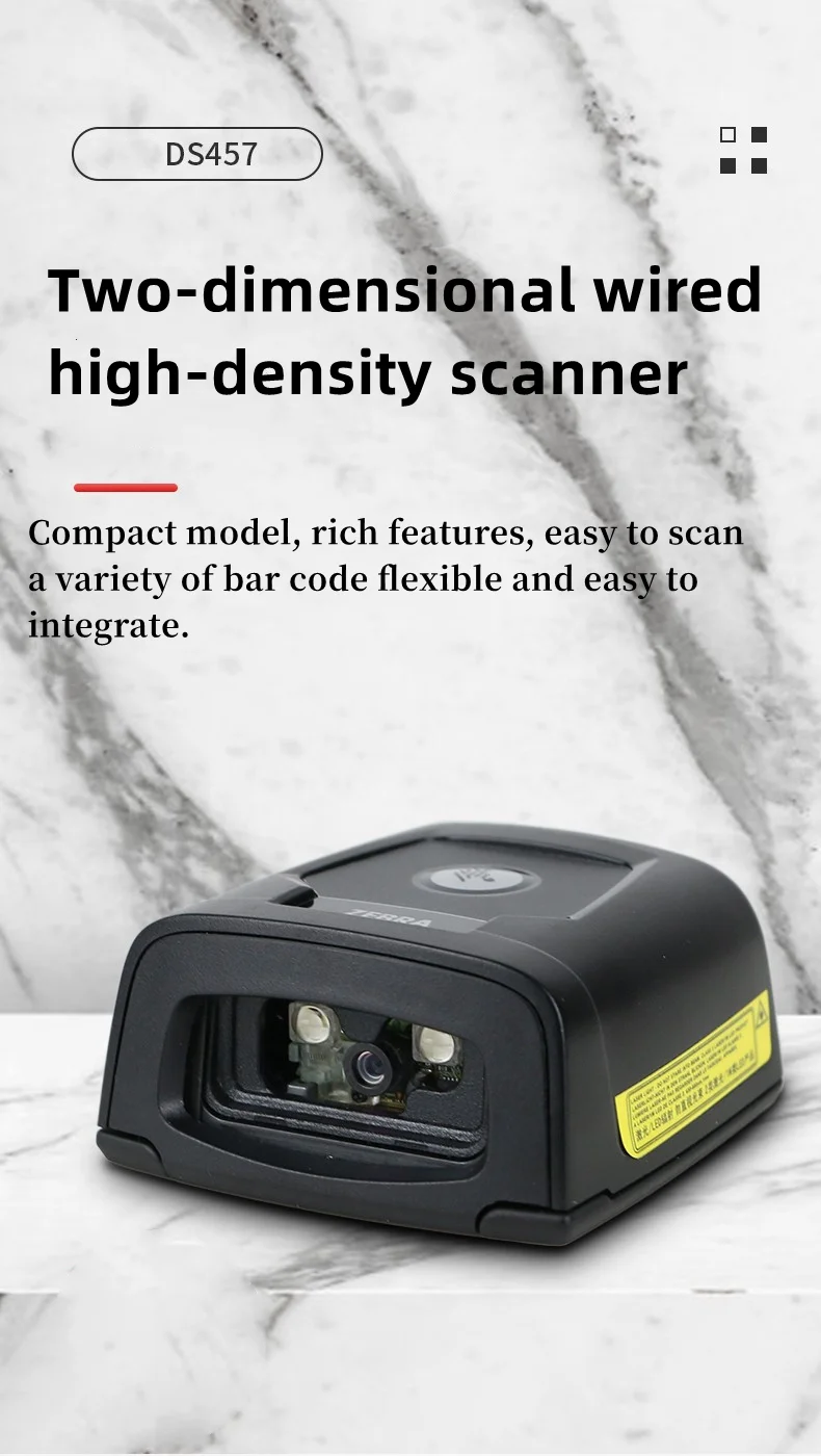 Rugged Fixed Zebra Ds457sr Ds457hd Qr Scanner Barcode Scanner 1d/2d ...