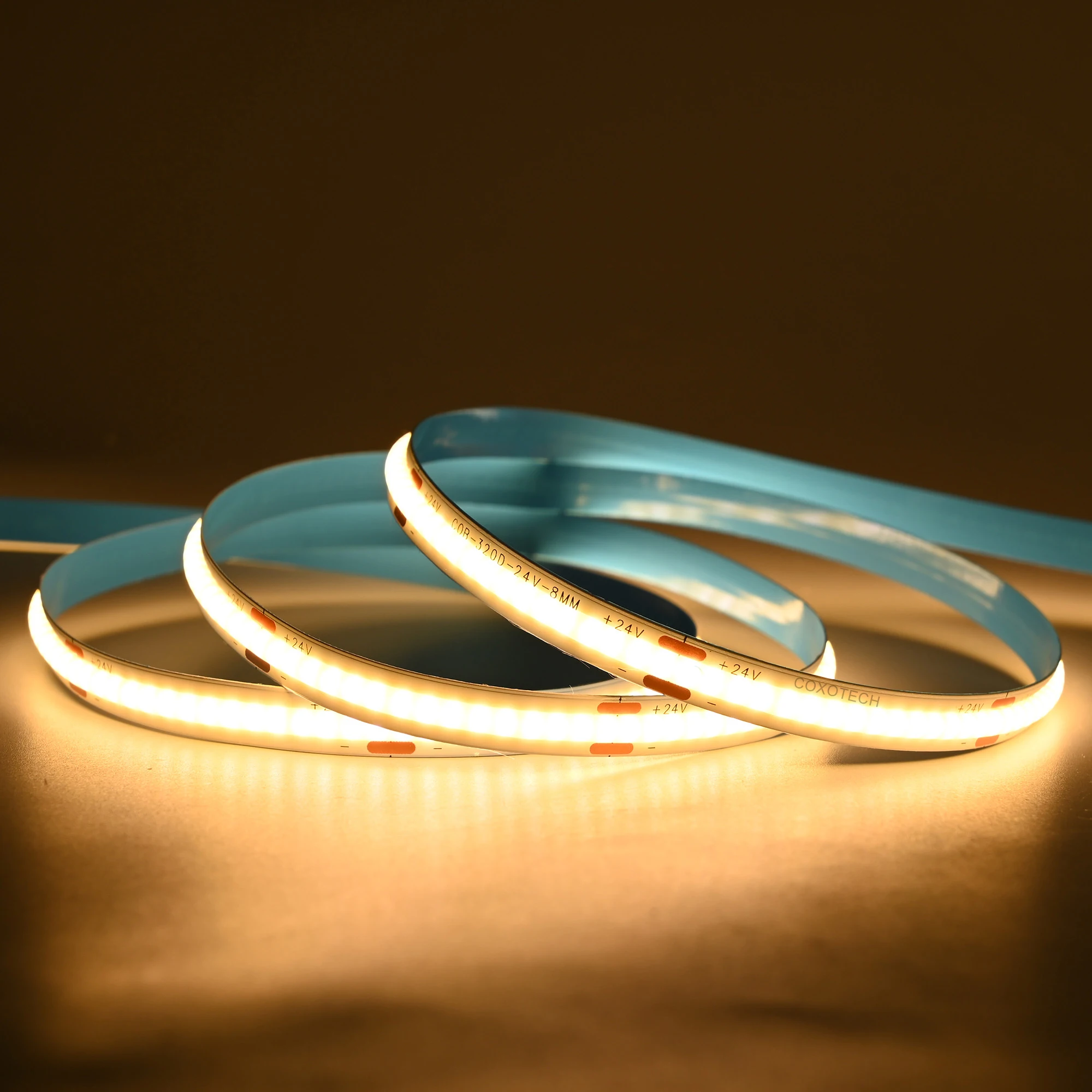A5000 320leds R90 Cob 8mm Wide Led Strip Light Coxotech - Buy Flexible ...