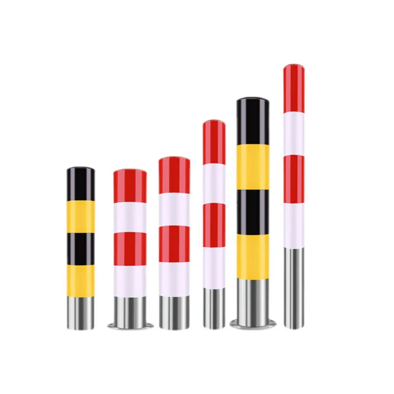 Fixed Piles Traffic Road Safety Cone Metal EVA Bollards Barricades ...