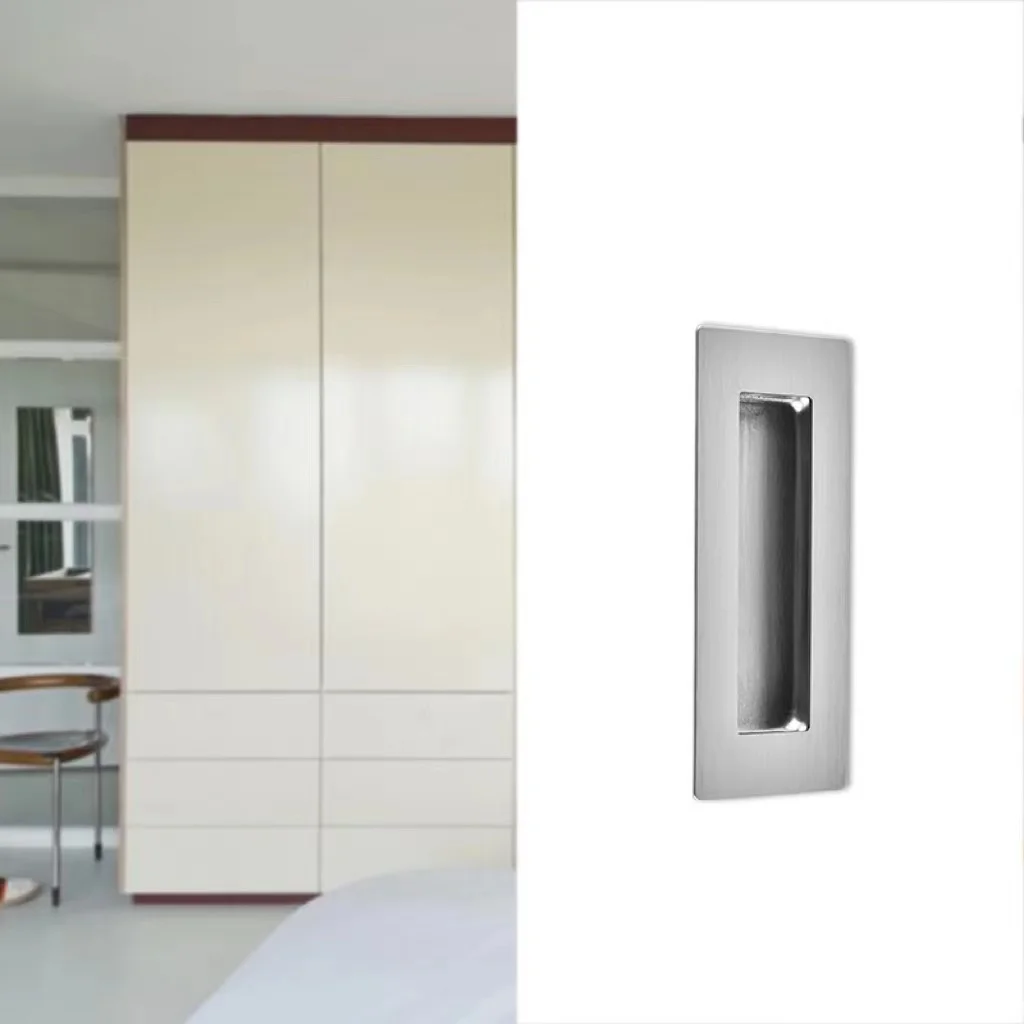 Stainless Steel Flush Pull Lift Ring Handles Inset Drawer Cabinet ...
