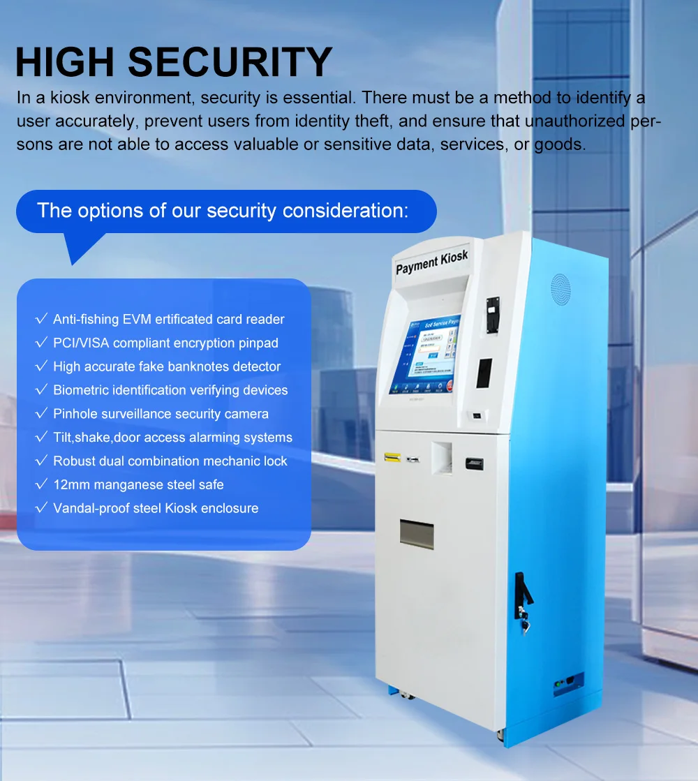 OEM/ODM Service of Self Currency Exchange Kiosk Terminal