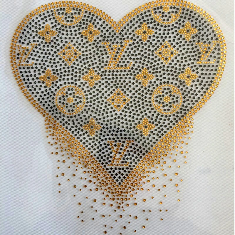 Hotsale Brand Hotfix Rhinestone Transfer Design Customized Rhinestone ...