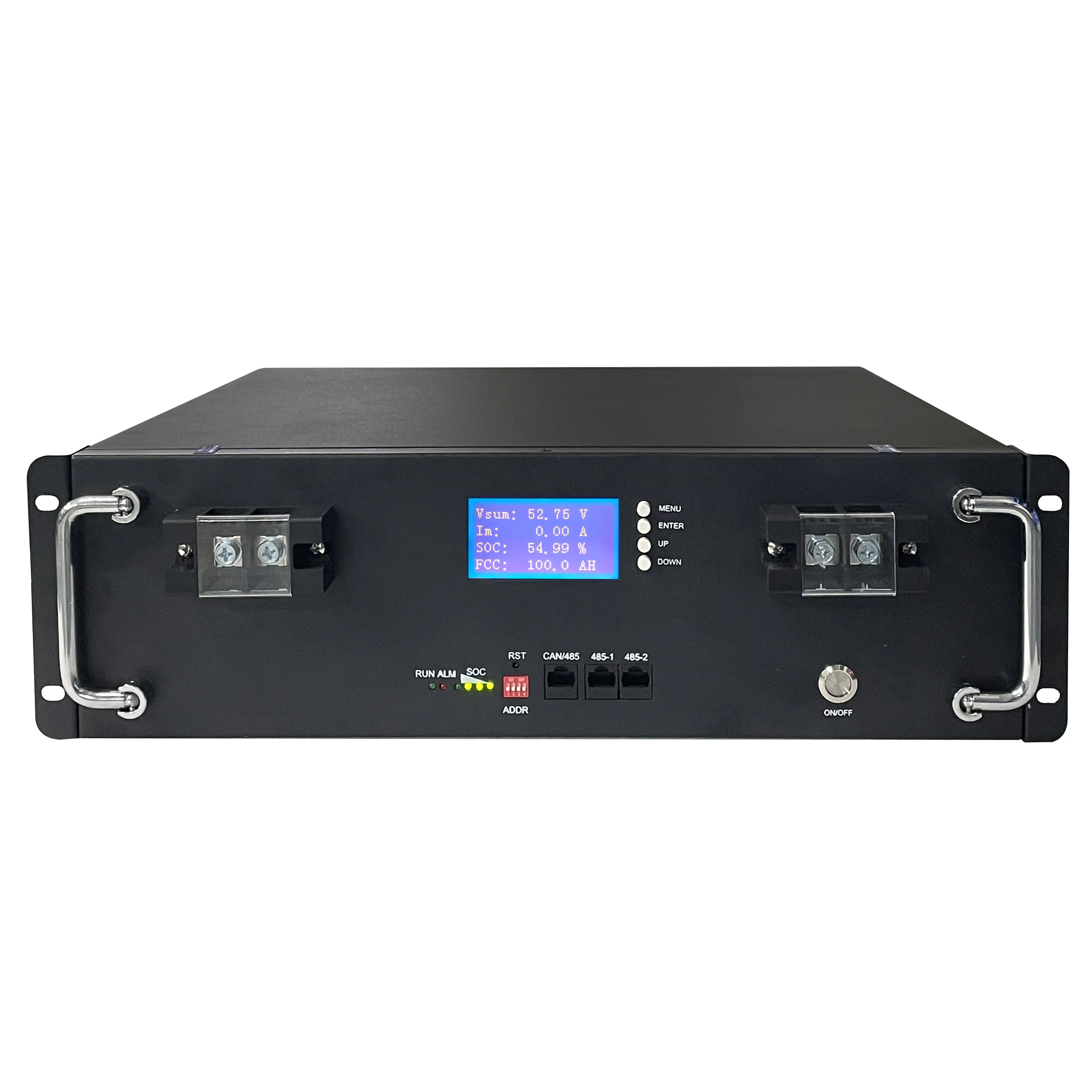 48 Volts 200Ah Lifepo4 Battery Rack Mounted Solar Energy Storage 10kwh ...