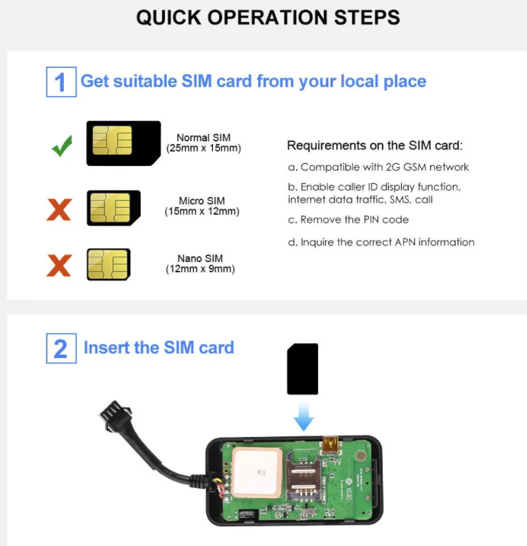 Real-time Tracking with TK110 GT02 GPS Tracker for Motorcycles
