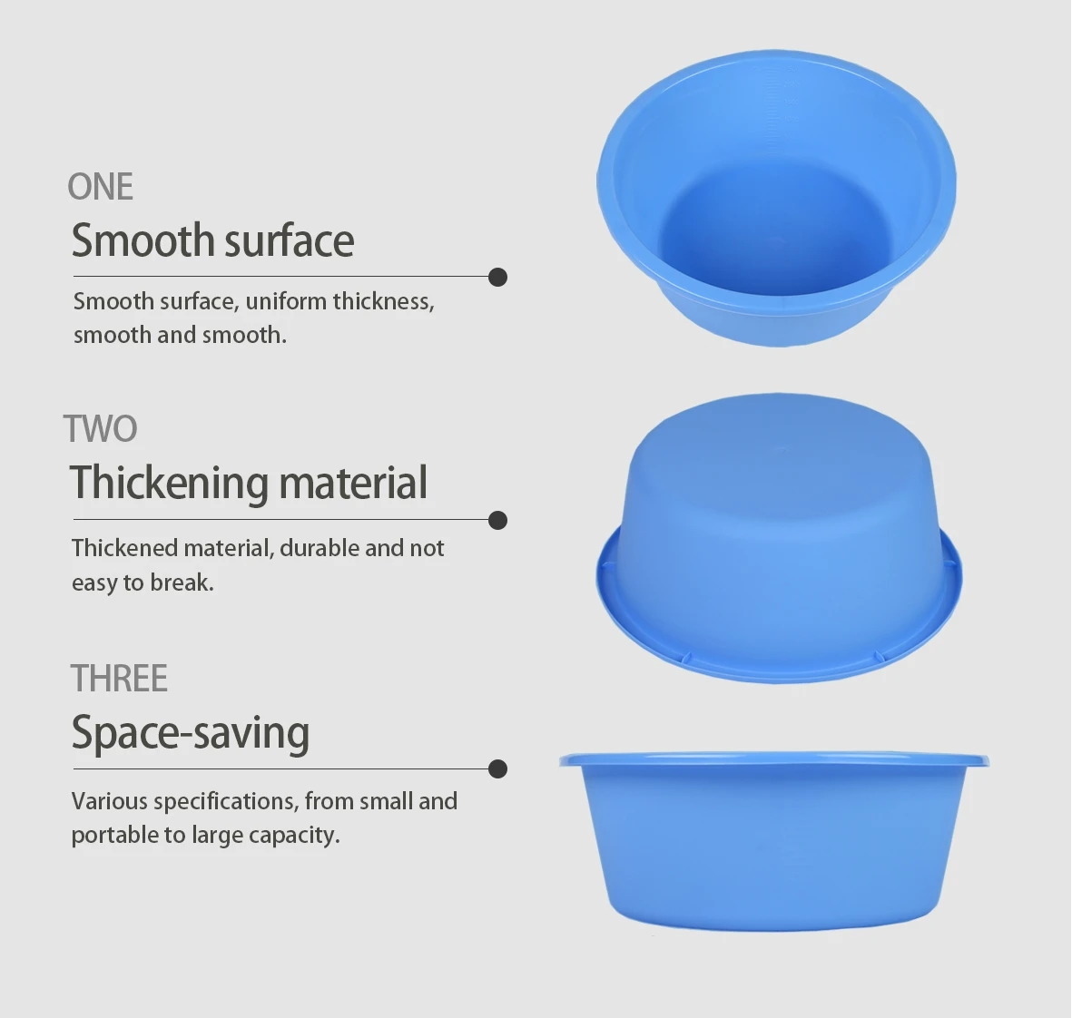 Medical Surgical Plastic PP Material Graduated 500cc Round Bowl 250ml ...