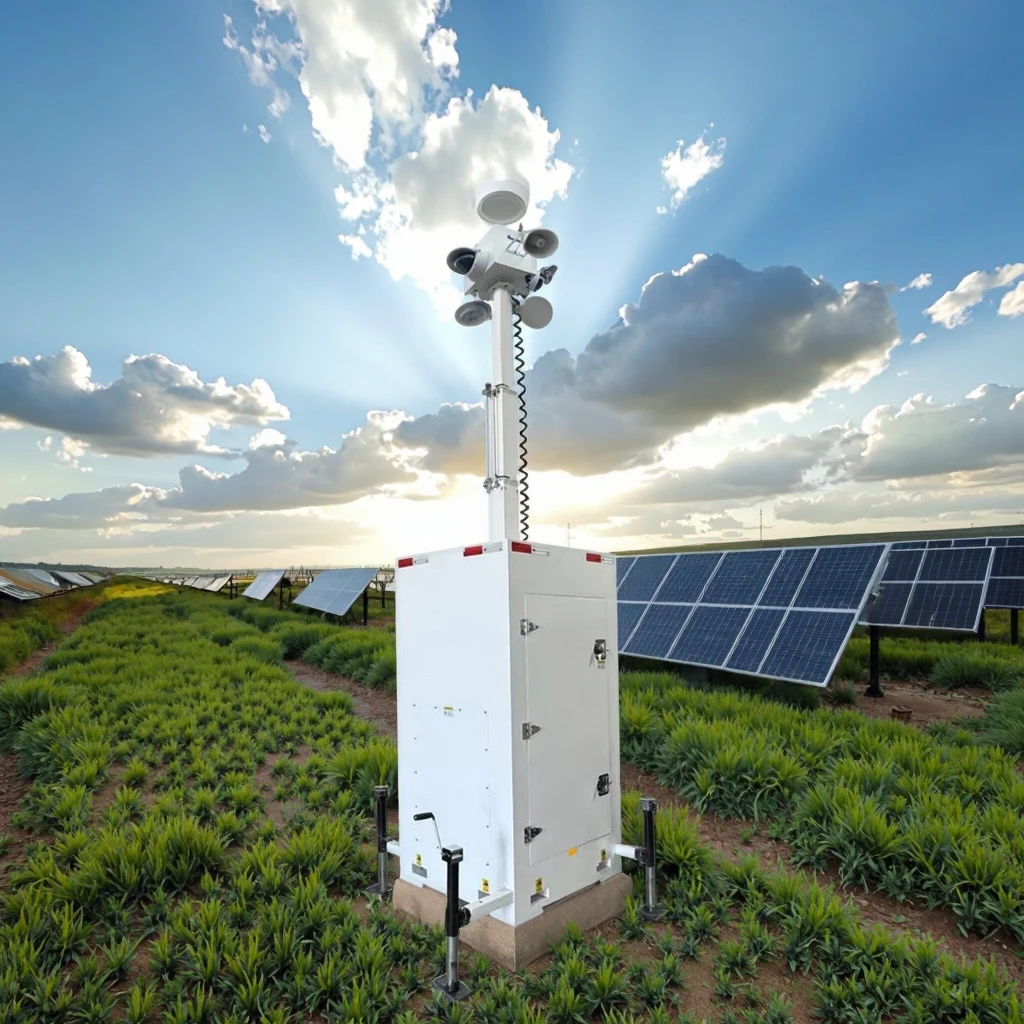 Portable Camera Security Cctv Tower Mobile Surveillance Box for Public ...