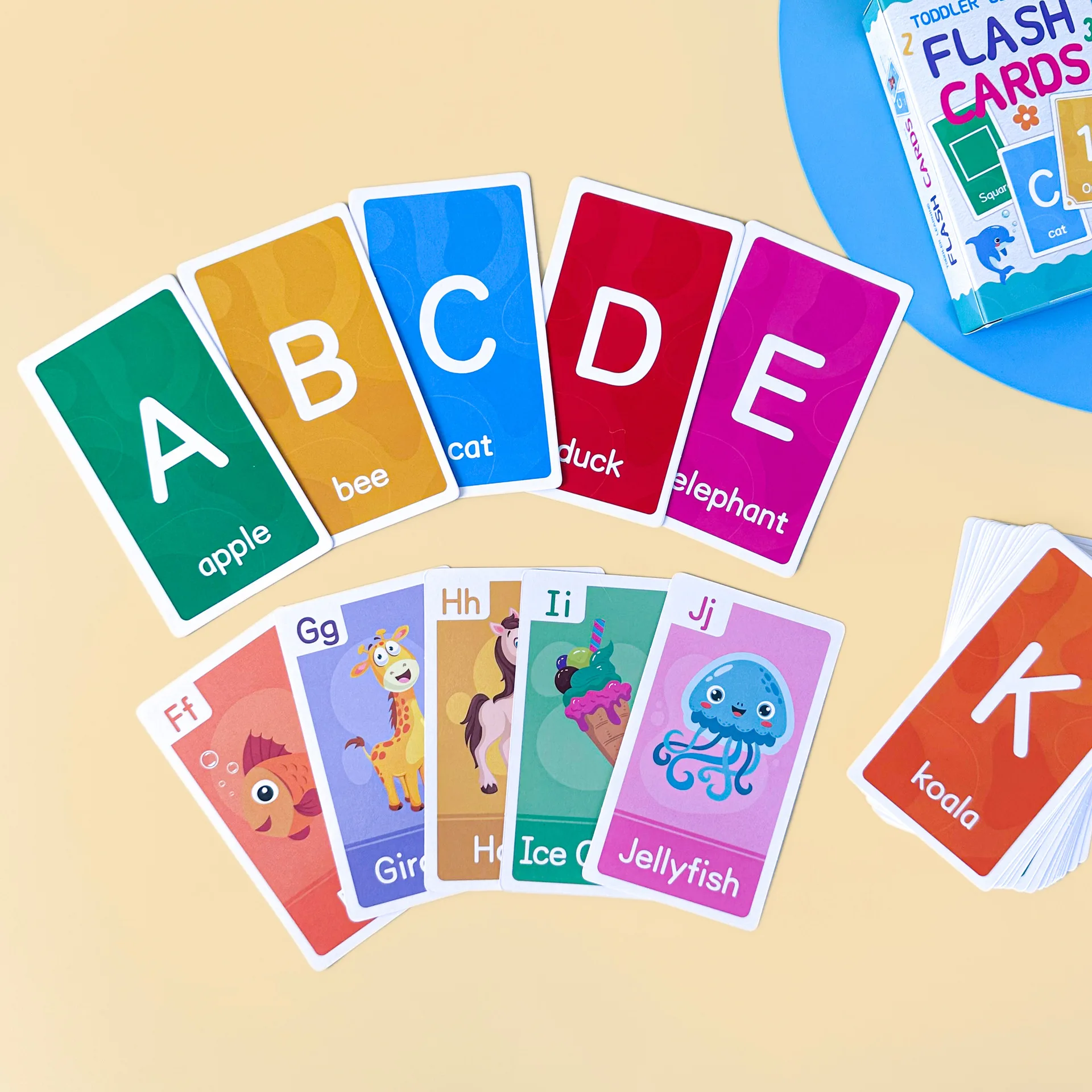 Factory Custom Preschool Flash Cards Alphabet Flash Card for Toddlers ...