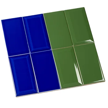 Vitagres Colour Ceramic Bathroom Wall Tile Subway Tile Glossy Ceramic ...