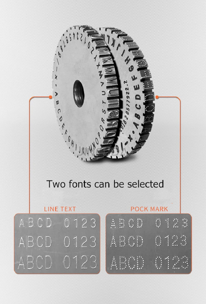 Manual Stainless Steel Aluminum Plate Embossing Machine
