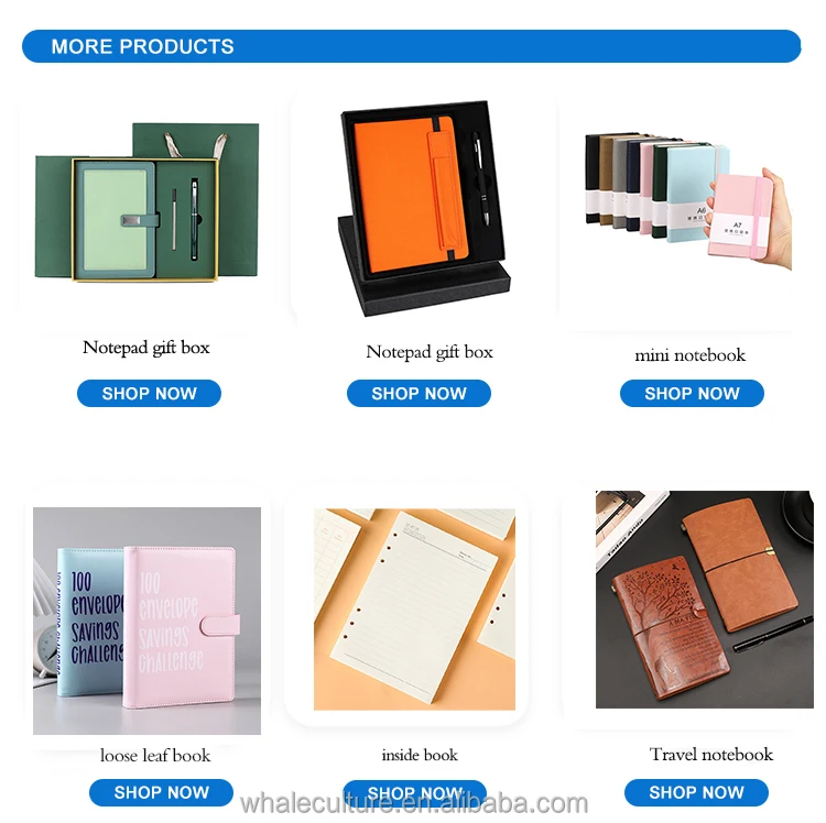Customised Luxury PU Leather Business Notebook & Pen Gift Set